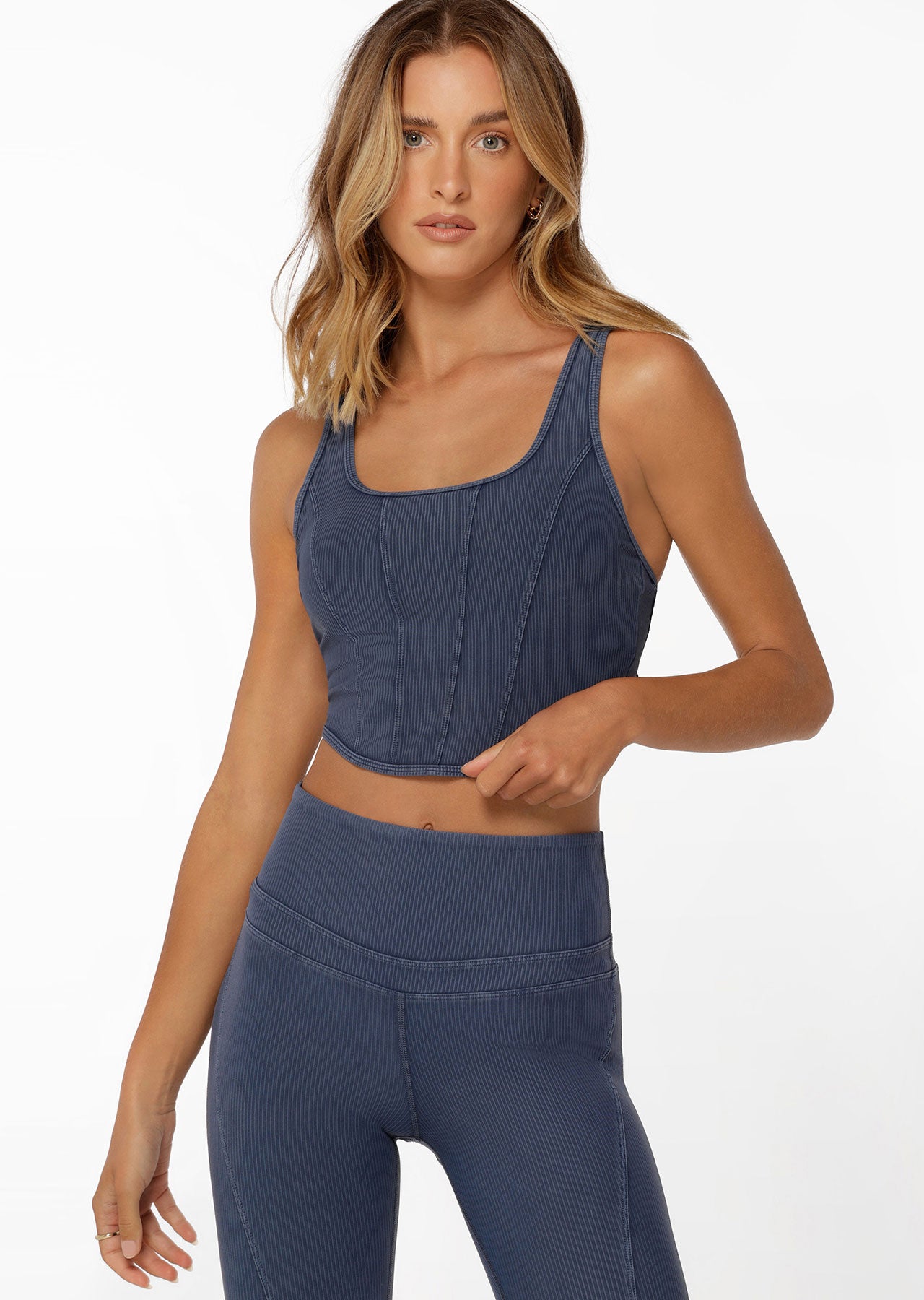 Stride Washed Rib Tank Bra Combo – Lorna Jane New Zealand